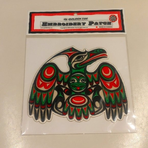 Other | 8 Embroidered Patch Raven Indigenous Design By Joe Wilson ...